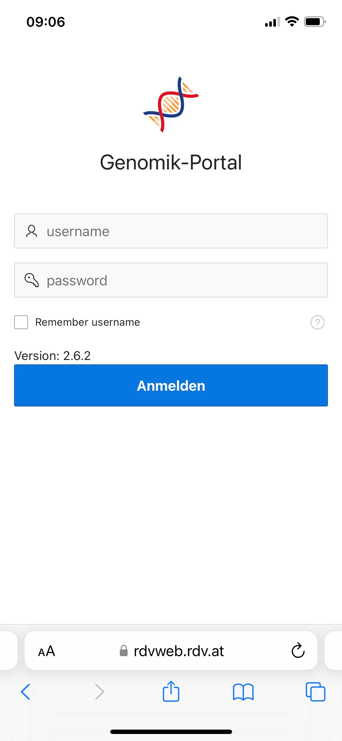 Genomik-Portal - RDV Hilfe