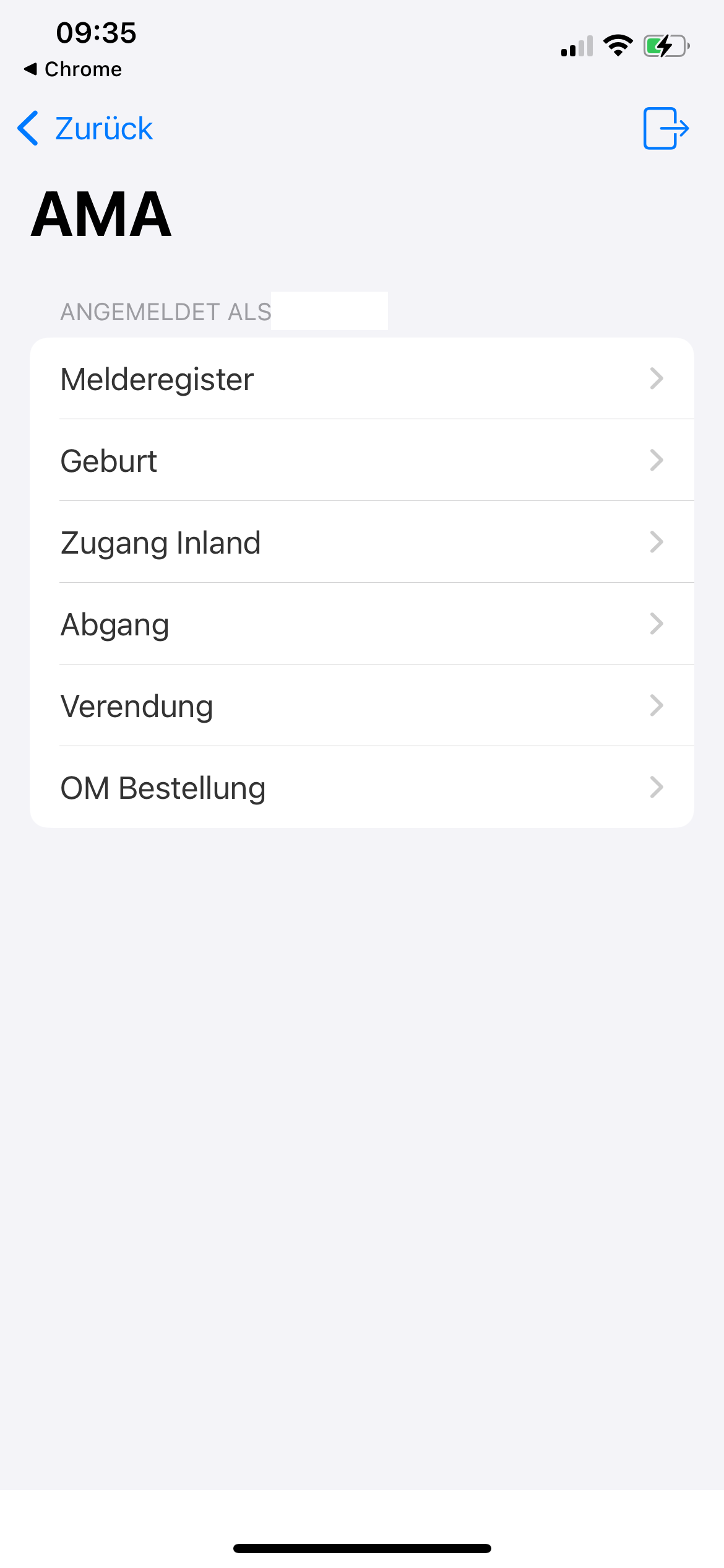 AMA Meldungen - RDV Hilfe